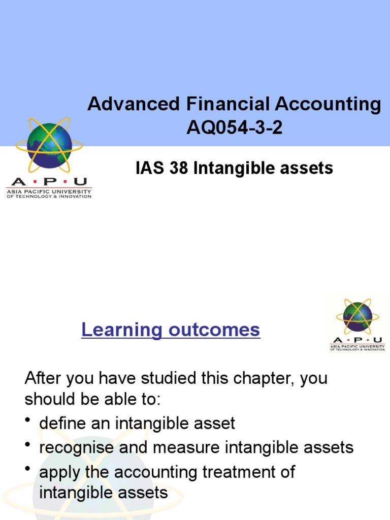 IAS 38 Intangible Assets | PDF | Intangible Asset | Business Economics