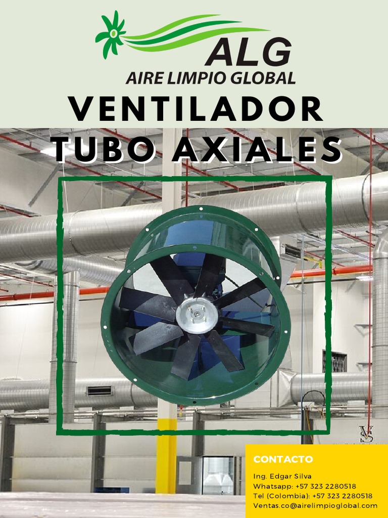 Catalogo Ventiladores Tubo Axiales ALG | PDF