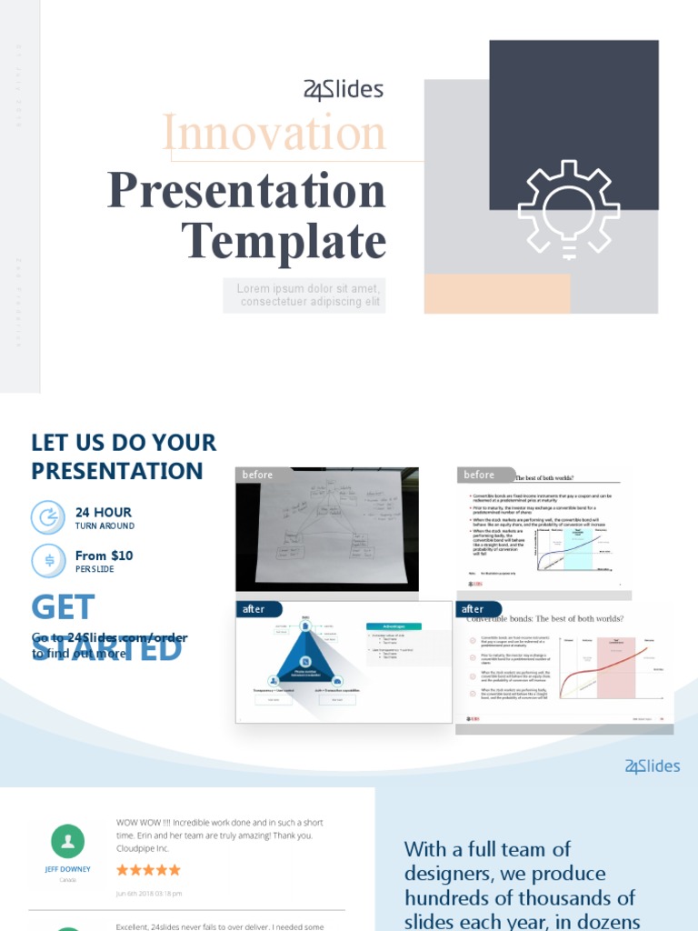 3 Innovation PPT Template - 10 Slides - Corporate | PDF | Economies ...