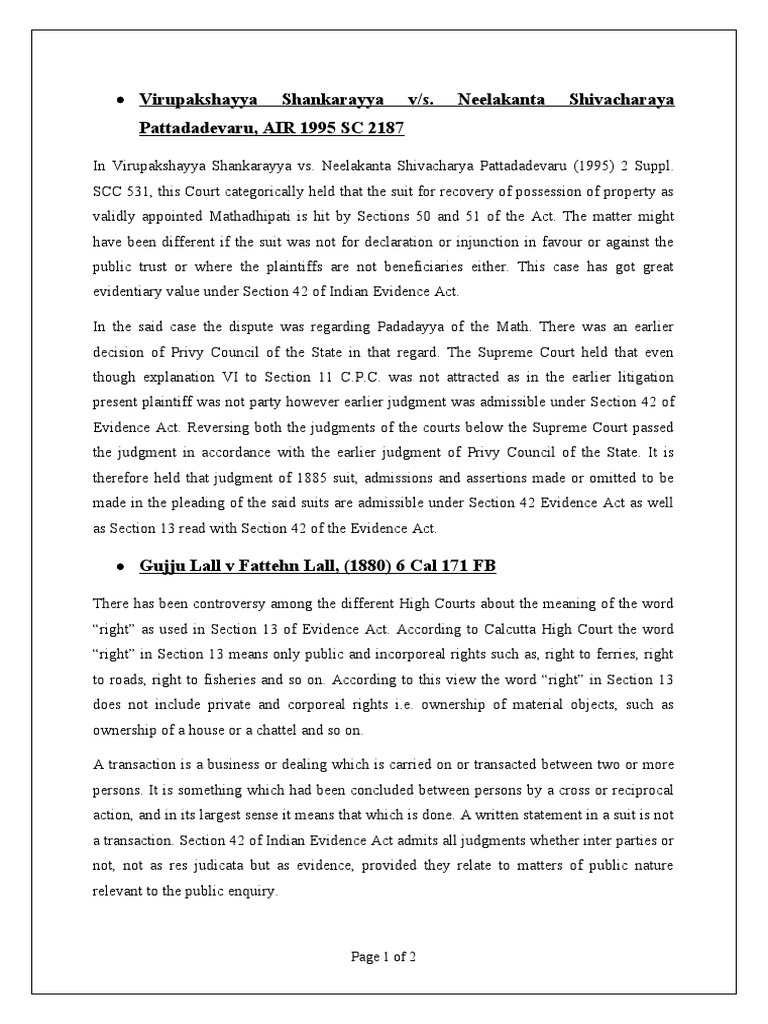 Evidence Asynchronous 09.10.2020 | PDF | Lawsuit | Res Judicata