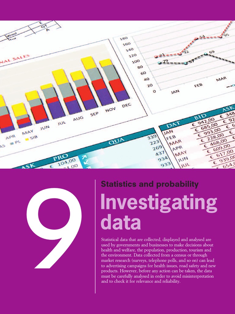 Investigating Data PDF | PDF | Outlier | Mean
