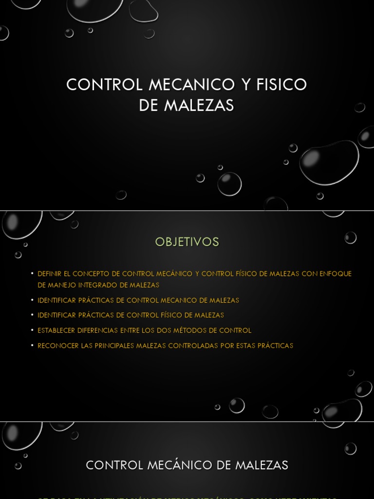 Control Mecanico y Fisico de Malezas PDF | PDF | Electricidad | Temperatura