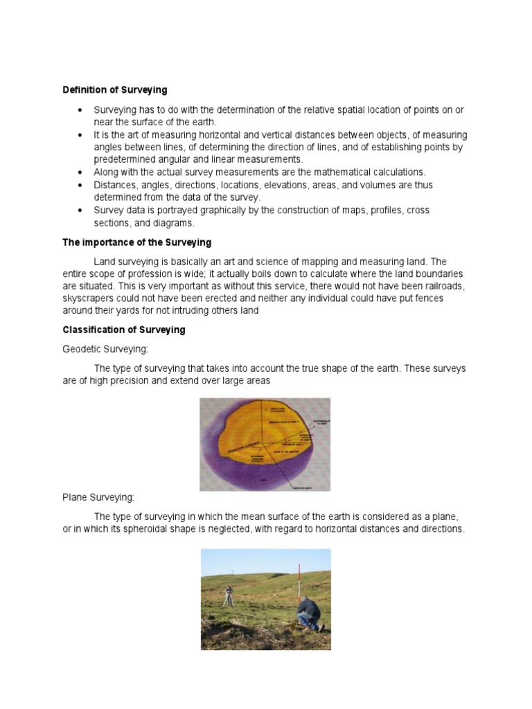 Chapter 1 | PDF | Surveying | Measurement