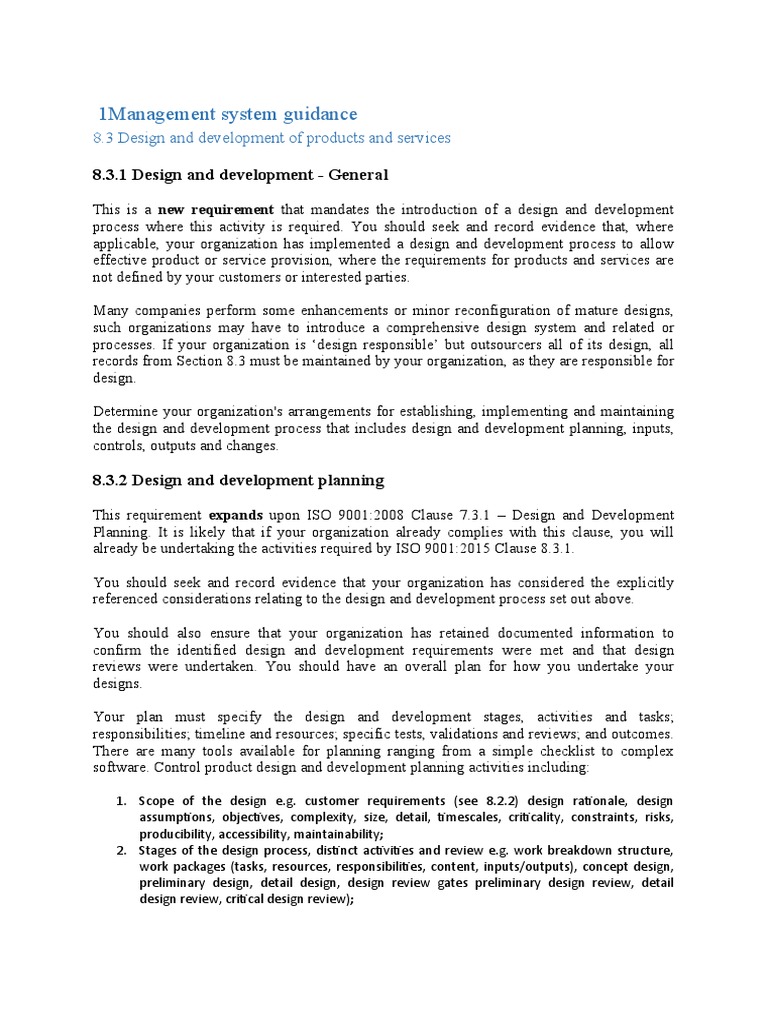 Management System Guidance | PDF | Verification And Validation | Specification (Technical Standard)