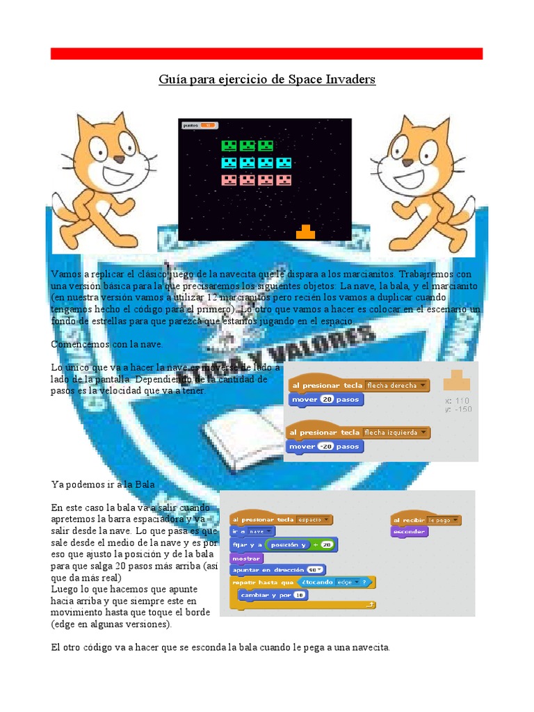 Ejercicio Space Invaders | PDF | Juego de azar | Ocio