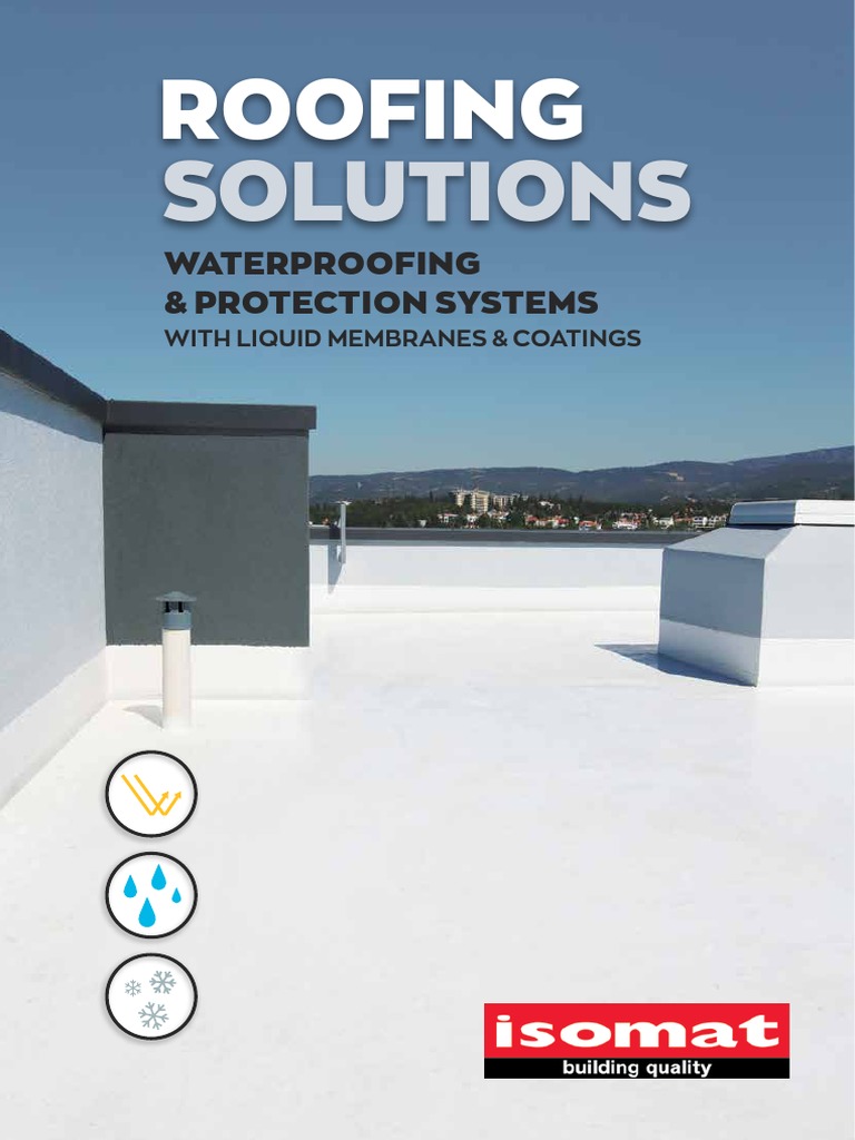Roofing Solutions Isomat | PDF | Roof | Flooring
