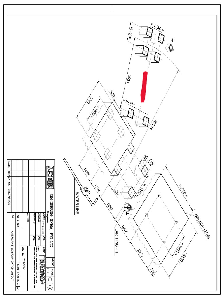 Batching Plant FOUNDATION LAYOUT (Ajax Fiori) PDF | PDF