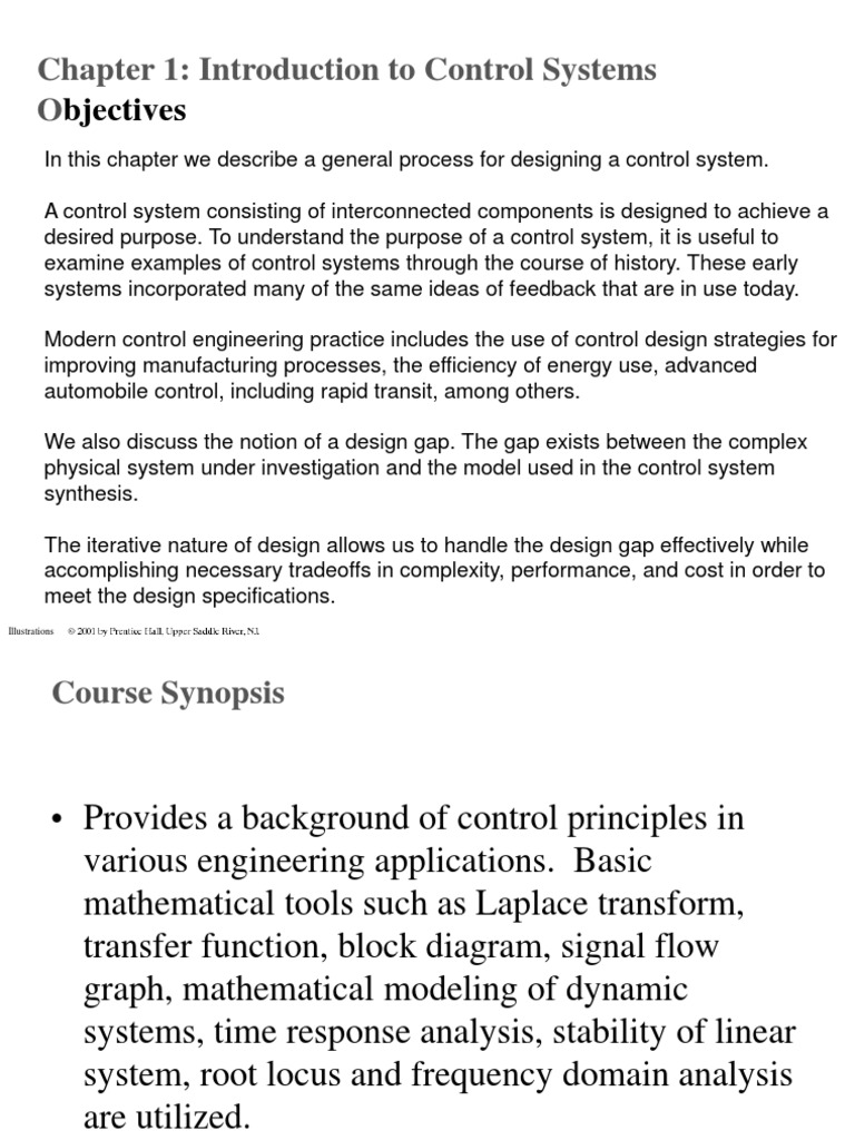 Introduction To Control System | PDF | Control Theory | Control System