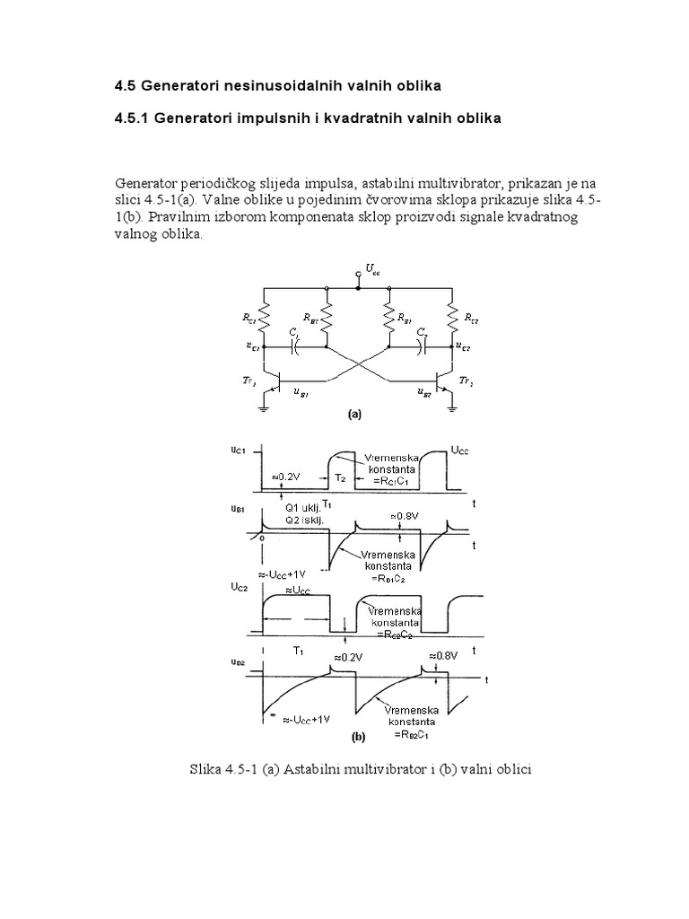 Astabilni Multivibrator Tranz | PDF