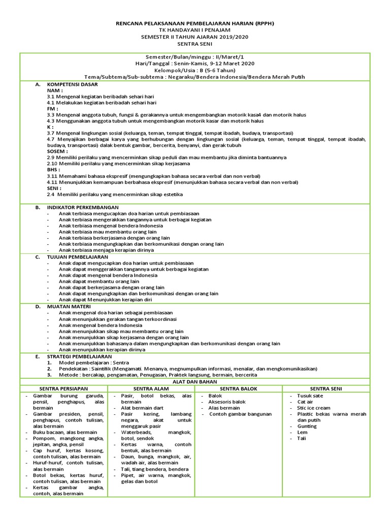 NEW RPPH Seni | PDF
