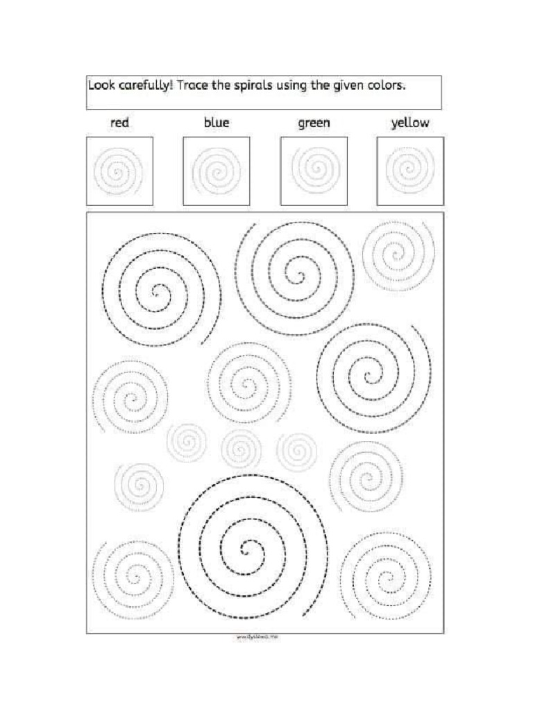 Tracing Swirls | PDF