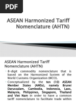 Asean Harmonized Tariff Nomenclature (AHTN) | PDF | Association Of ...