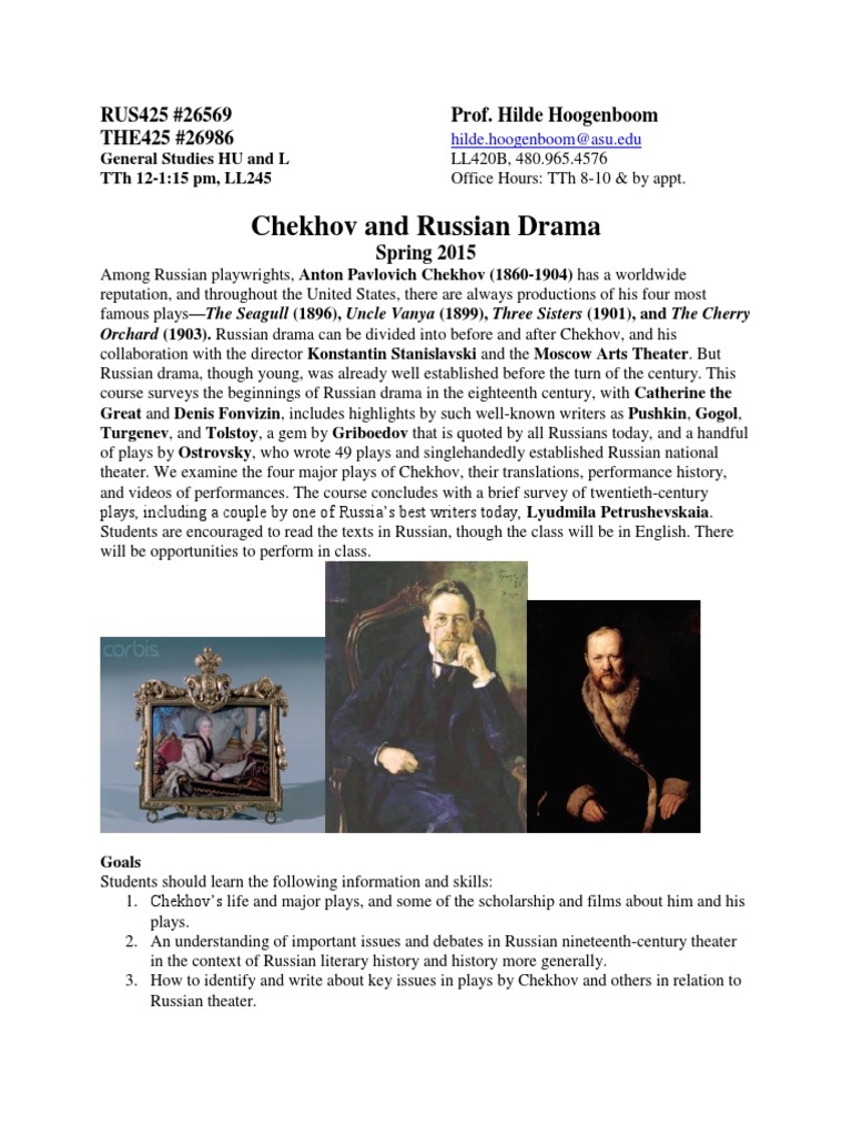 Chekhov and Russian Drama | PDF | Anton Chekhov | Writers