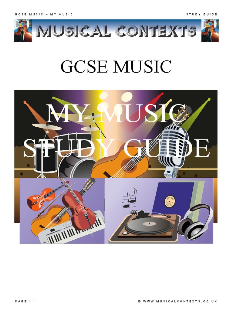 Gcse Music: My Music Study Guide | PDF | Saxophone | Musical Instruments