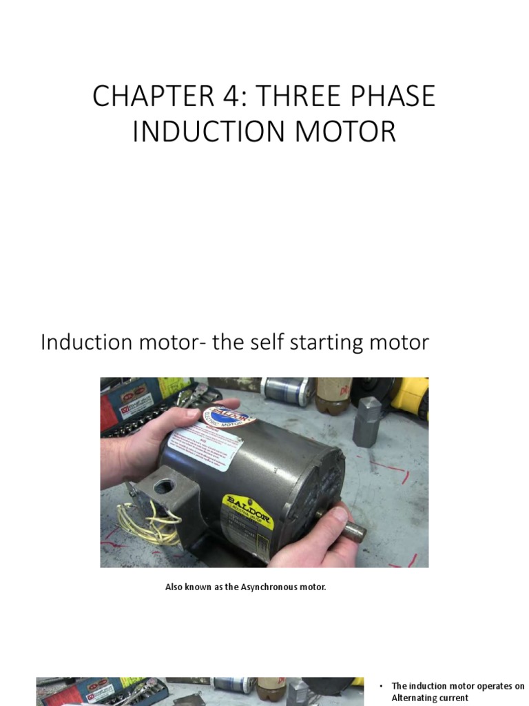 Chapter 4 Induction Motor | PDF | Electric Motor | Electromagnetic ...