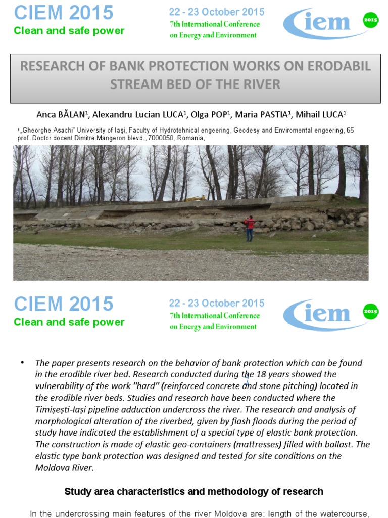 Balan Anca CIEM 2015 | PDF | Aquatic Ecology | River