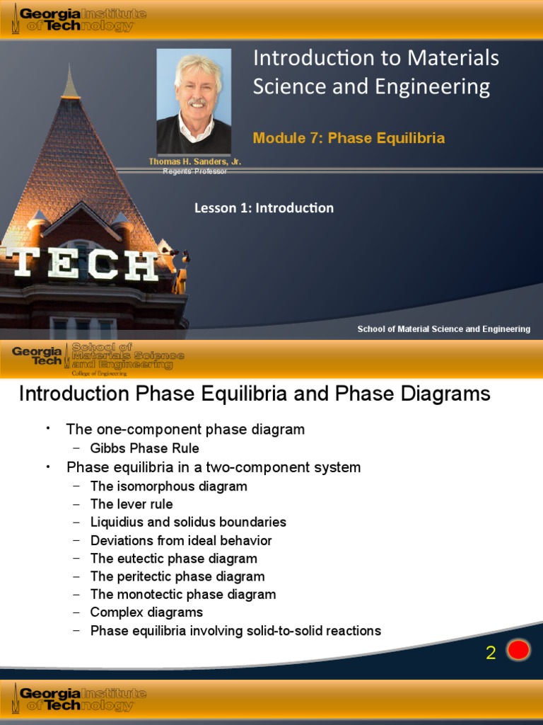Phase Equilibria Pdf Phase Matter Phase Diagram