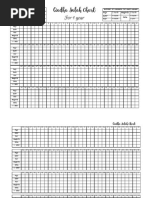 Monthly Salah Rakat Tracking Chart | PDF | Worship | Sharia