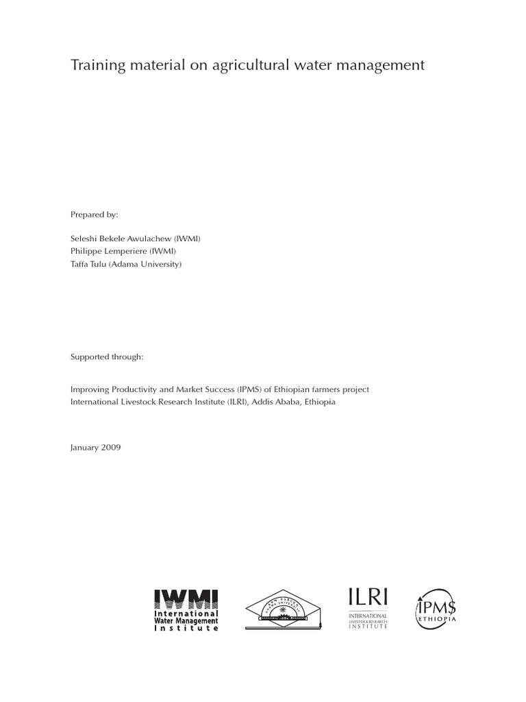 FAO Training Manual PDF | PDF | Stream | Drainage Basin