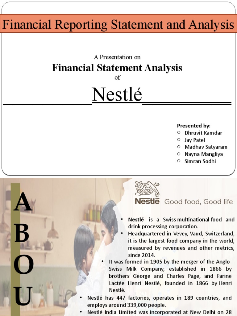 Nestlé Financial Statement Analysis 2019 | PDF | Nestlé | Economies