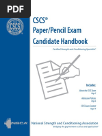 CSCS Cheat Sheet NEW | PDF | Muscle | Vertebral Column