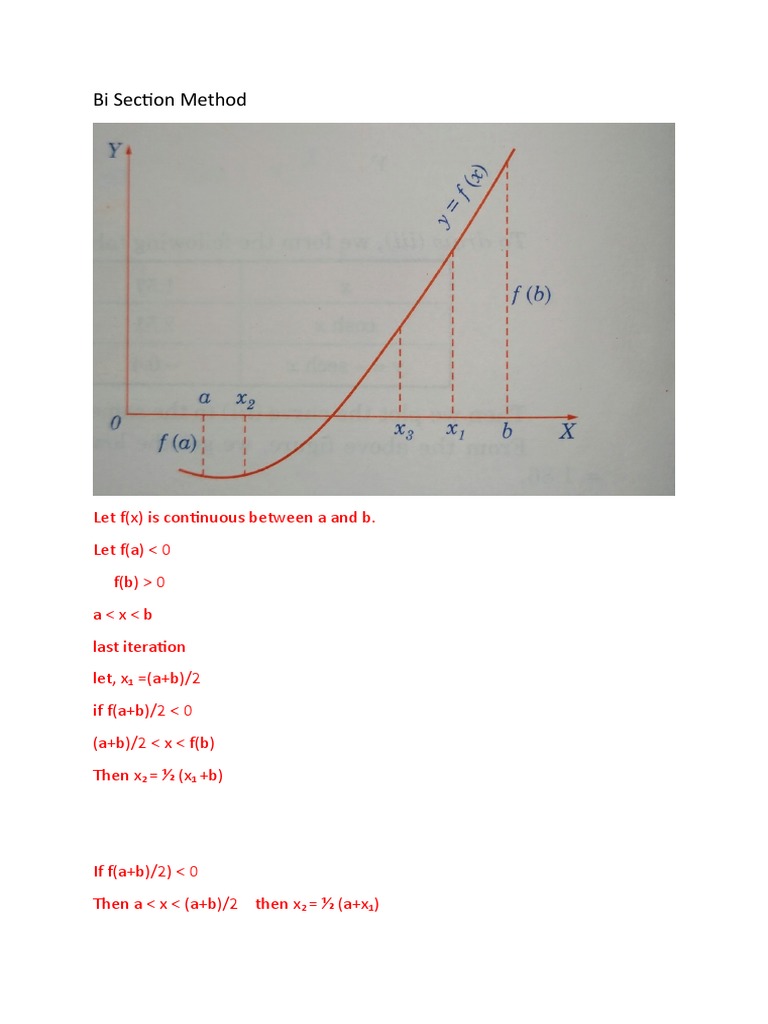 Bisection Method | PDF