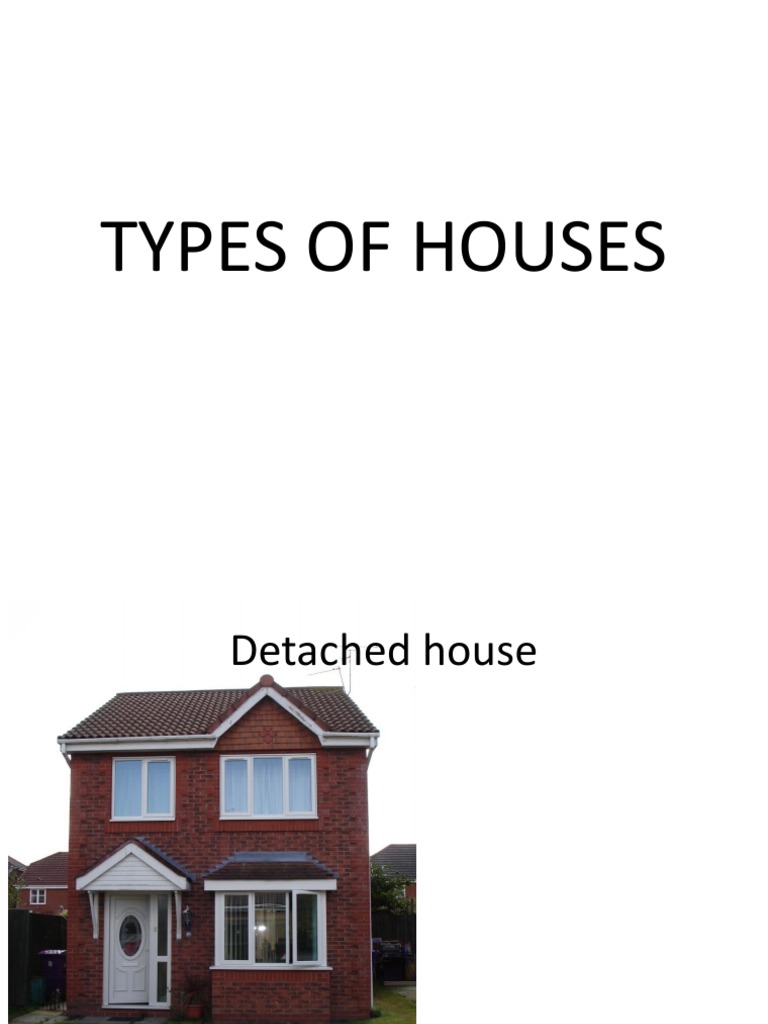 Types of Houses | PDF