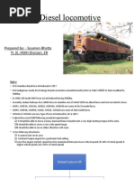 Diesel Loco Parameters: Main Parameters Wdm2 Wdm3A Wdm3D Wdg3A Wdg4 ...