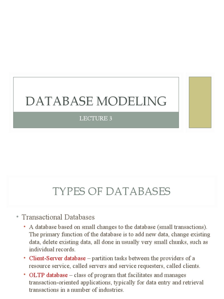Adbms Lec2 and Lec3 | PDF | Data Warehouse | Databases