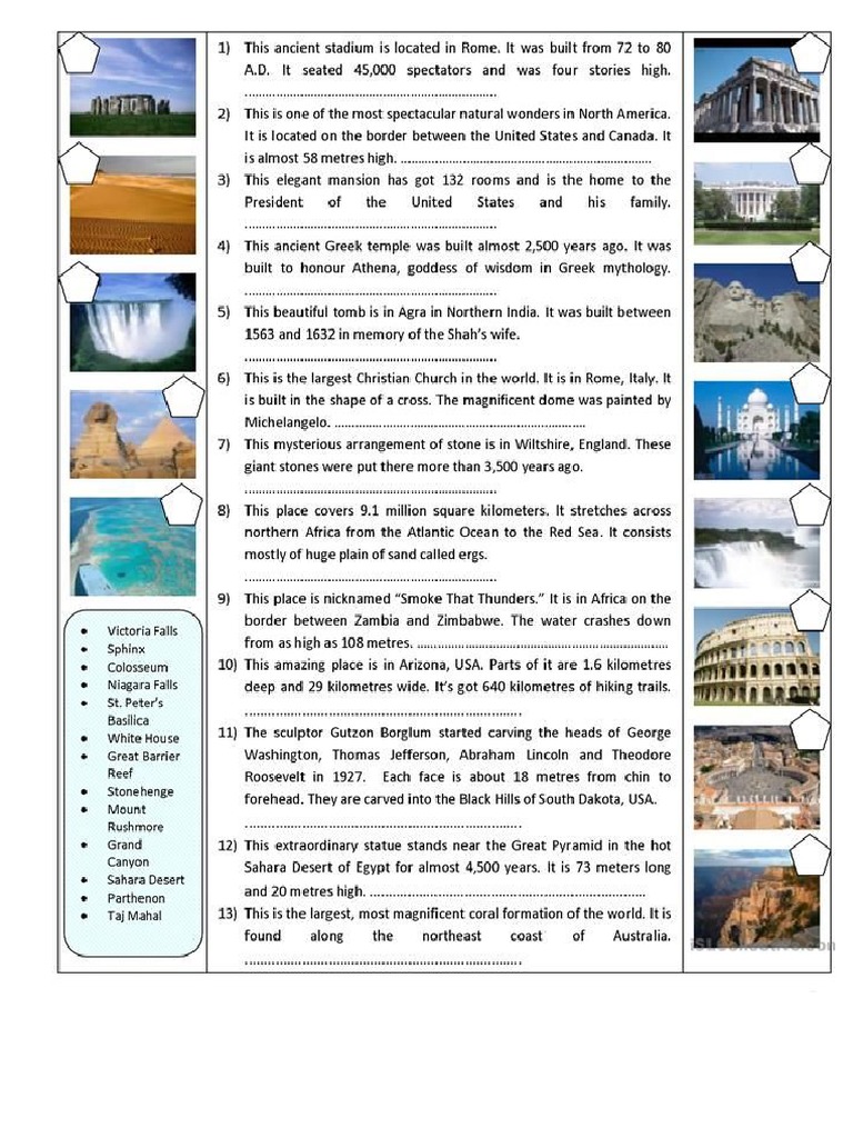 Famous Places | PDF