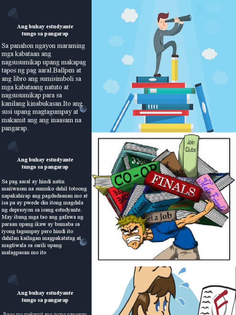 Ang Buhay Estudyante Tungo Sa Pangarap | PDF