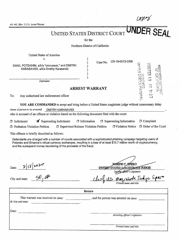 Potekhin Superseding Indictment | PDF | Bitcoin | Payments