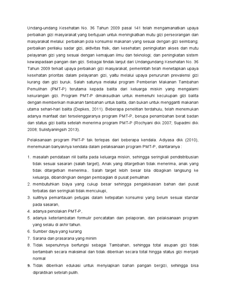 Kendala Program PMT | PDF