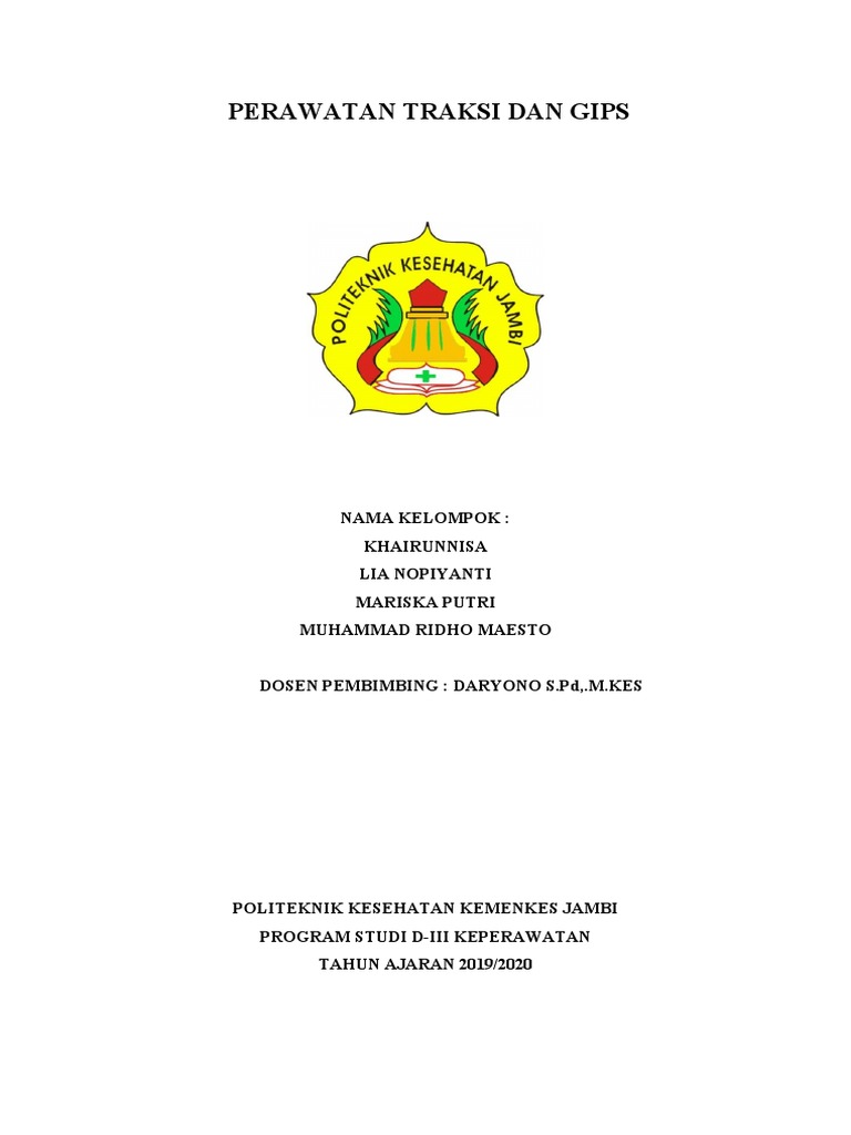 Perawatan Gips dan Traksi pada Trauma | PDF | Karier & Perkembangan
