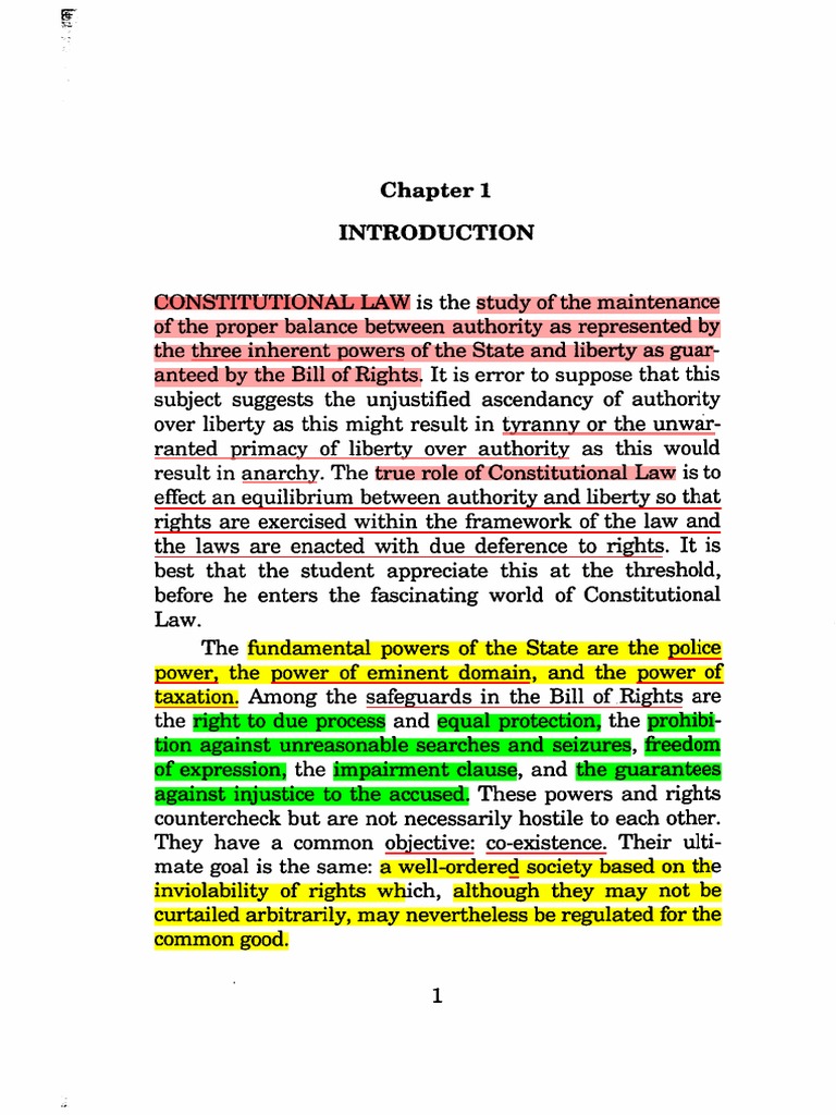 ConstiTutional Law 1 PDF | PDF | Ratification | Constitution