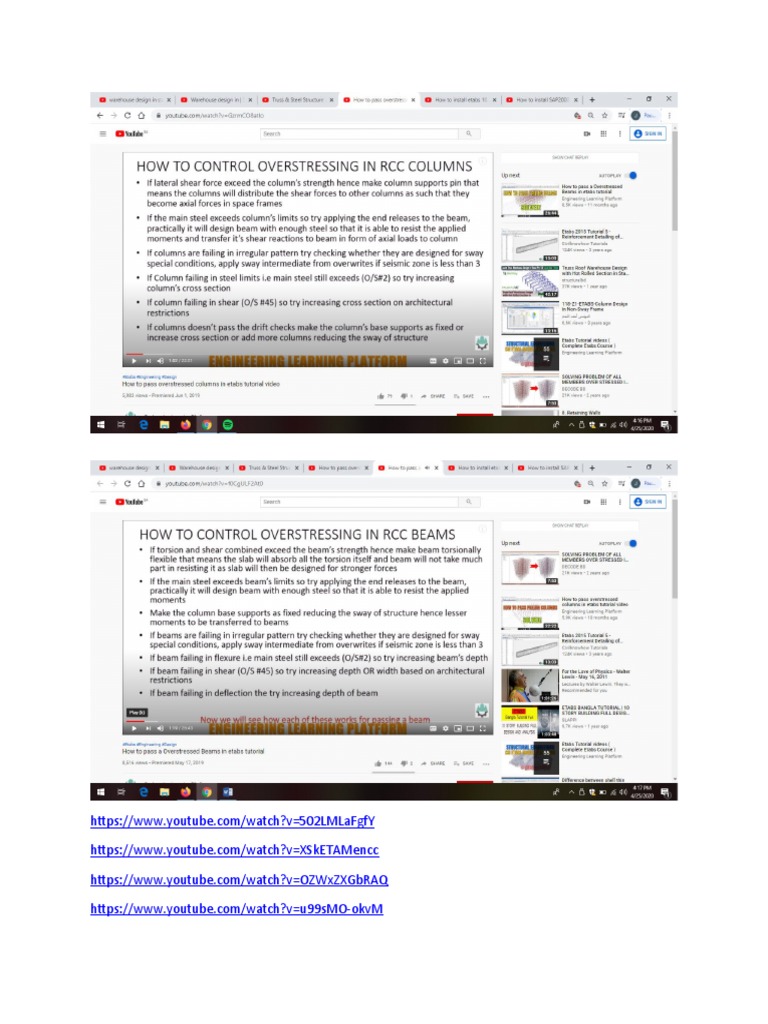 ETABS Error Details | PDF