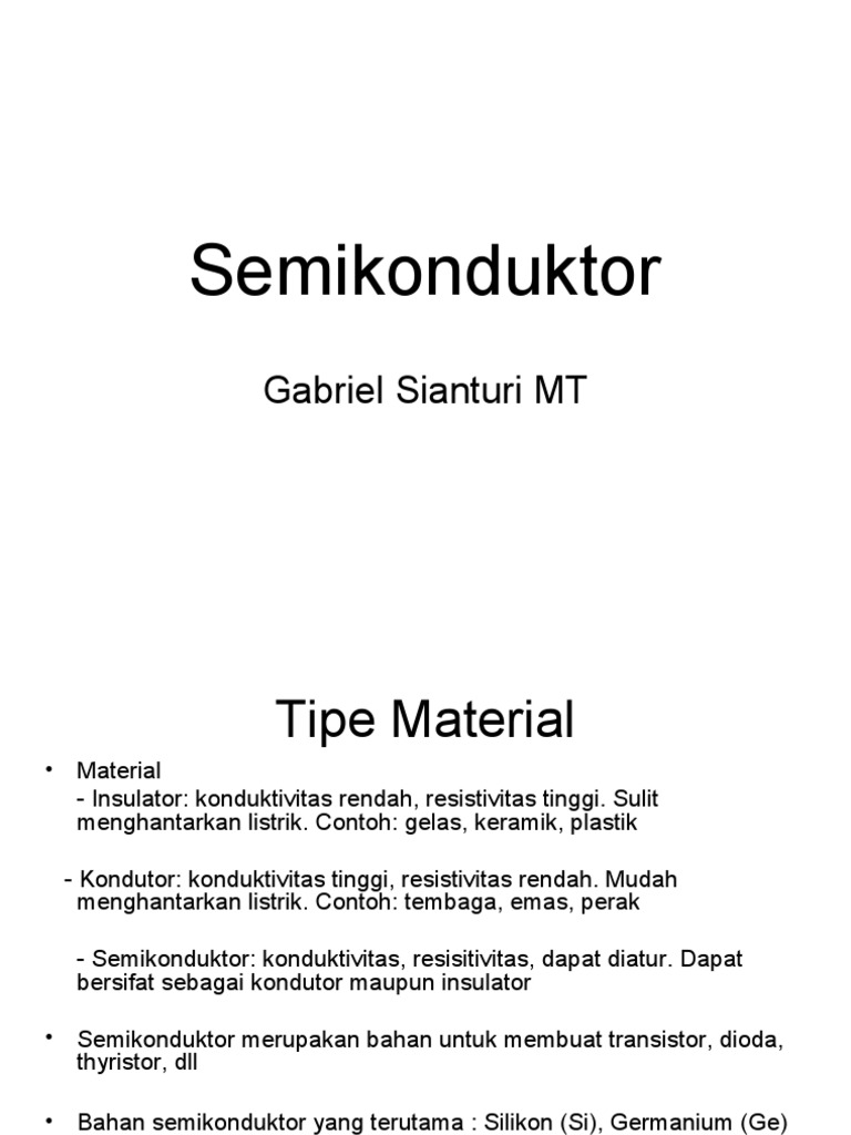 Semikonduktor | PDF
