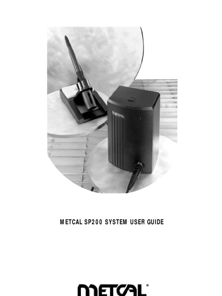 SP200 Manual 1206 | PDF | Soldering | Solder