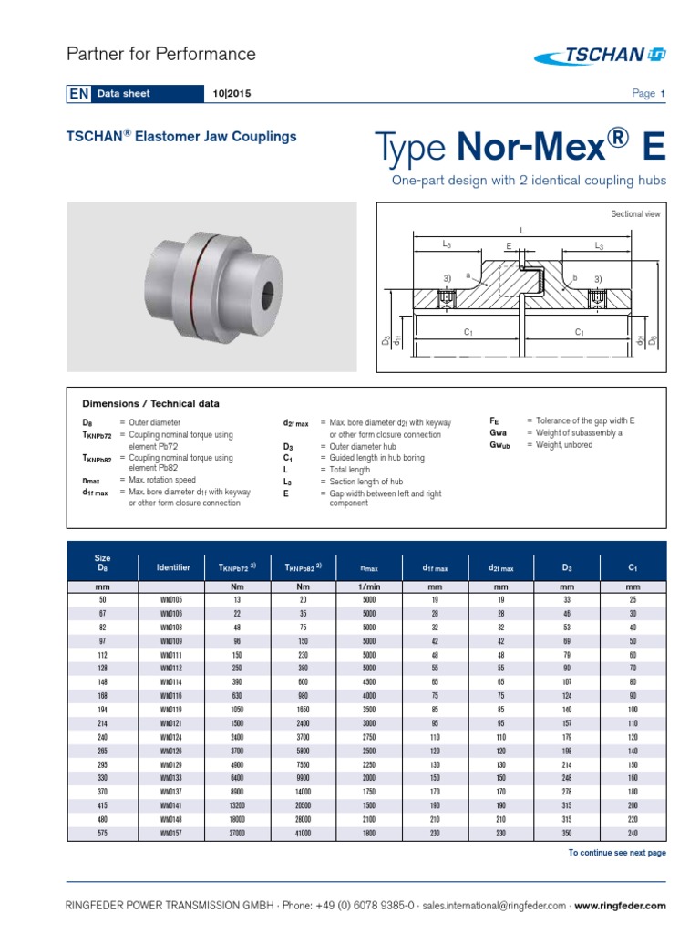 Type Nor-Mex E: Partner For Performance | PDF | Machines | Manufactured ...