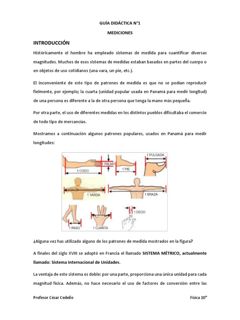 Tema 1 (Mediciones) PDF | PDF | Sistema Internacional de Unidades | Medición