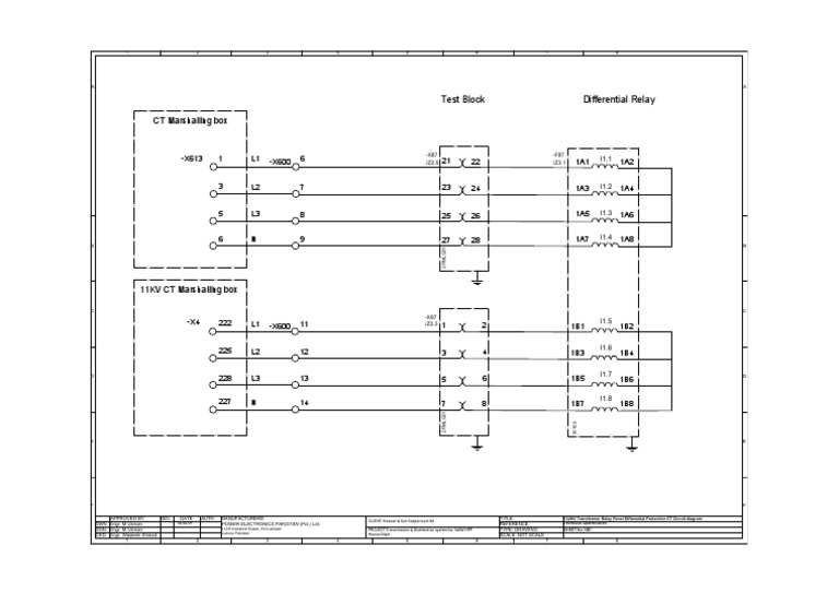 11KV CT Marshalling Box Diagram | PDF | Computer Engineering | Electrical Components