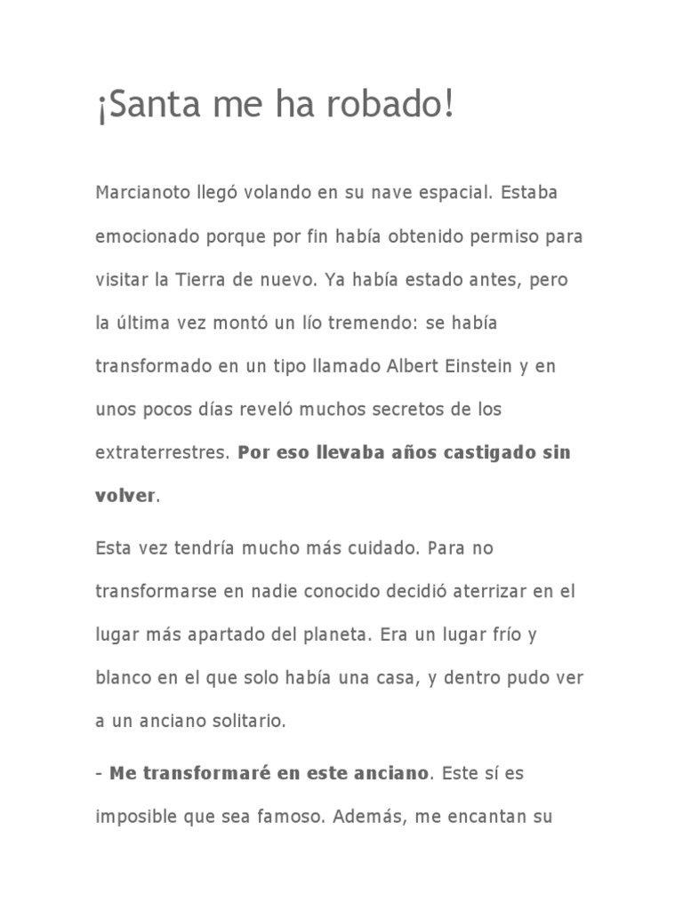 Santa Me Ha Robado | PDF | Papá Noel