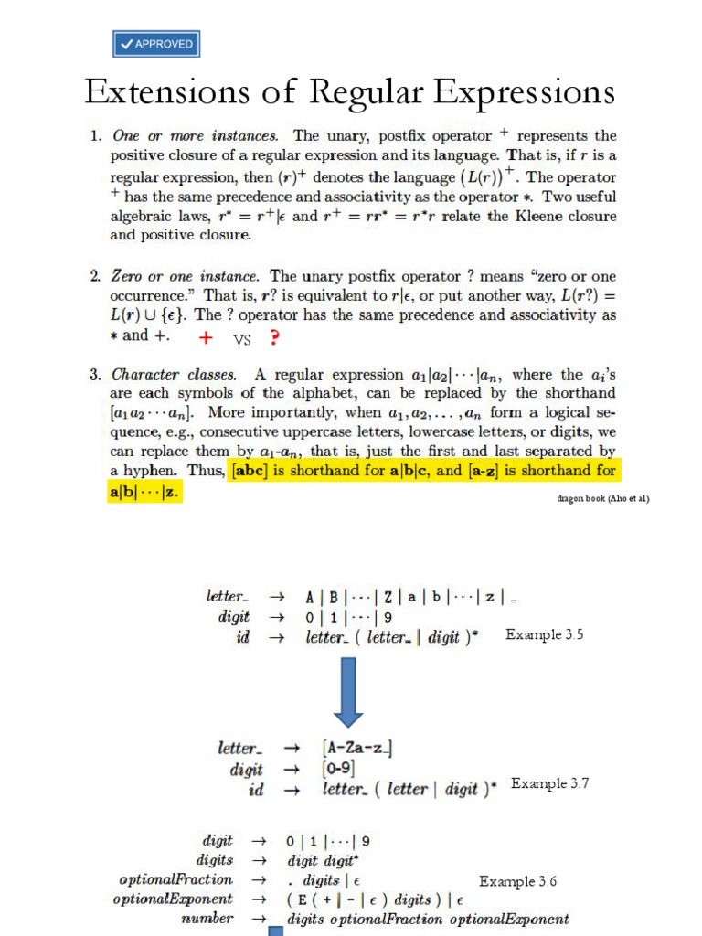 03 Lexical Analysis p3 PDF | PDF