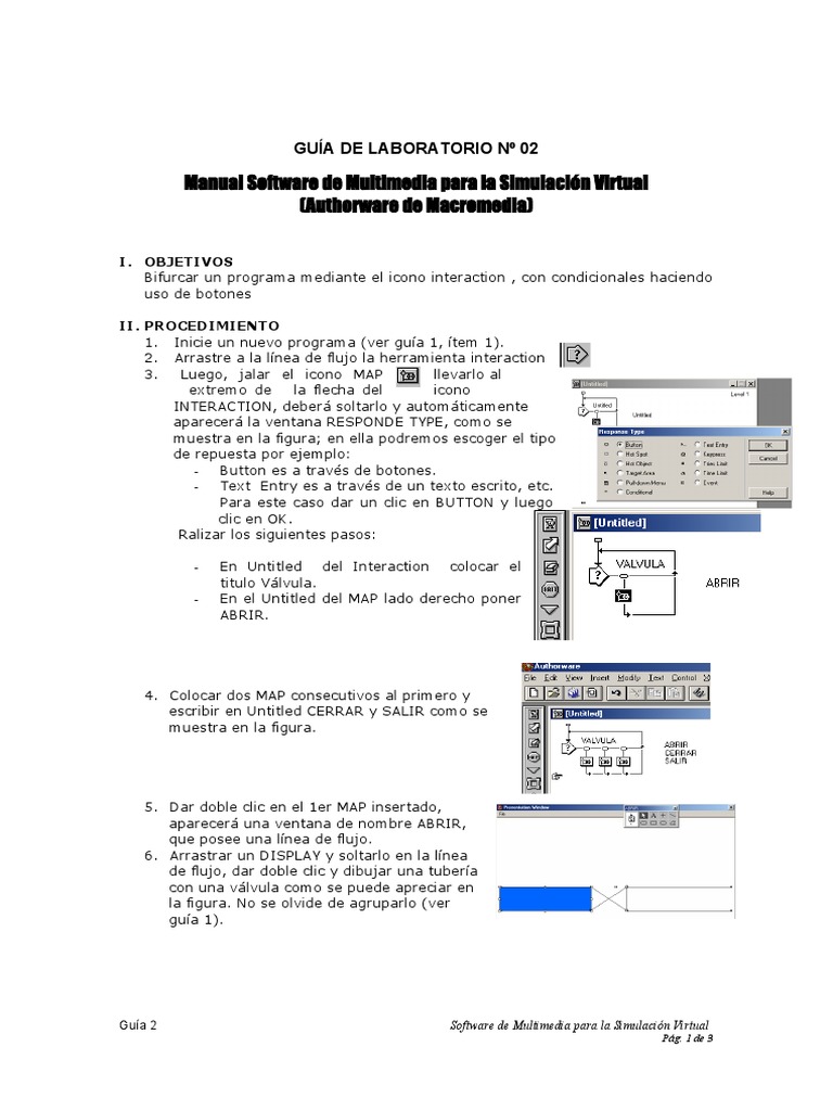 Guía 2 Authorware | PDF | Informática | Informática y tecnología de la información