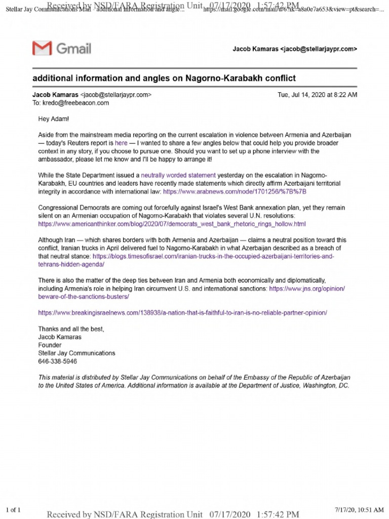 6789 Informational Materials 20200717 10 | PDF | Armenia | Politics Of Asia