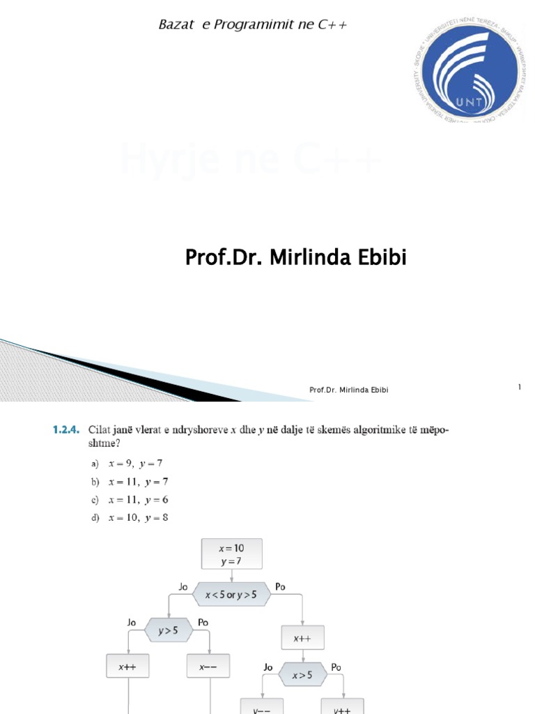 Ushtrime - Algoritmet - 1 | PDF