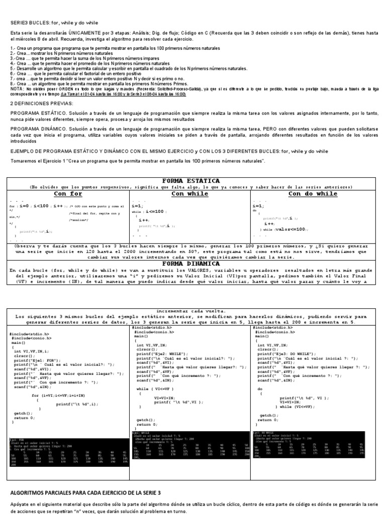 Algoritmos Parciales | PDF | Algoritmos | Programa de computadora