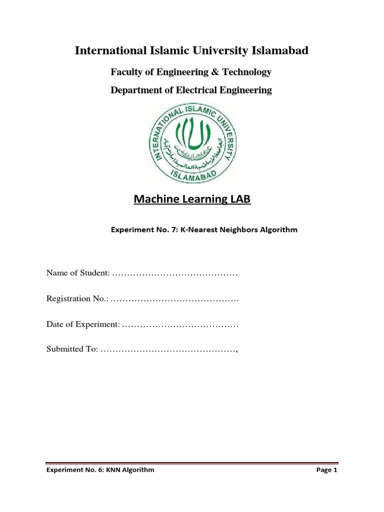 Machine Learning Lab Manual 7 | PDF | Systems Science | Algorithms And Data Structures