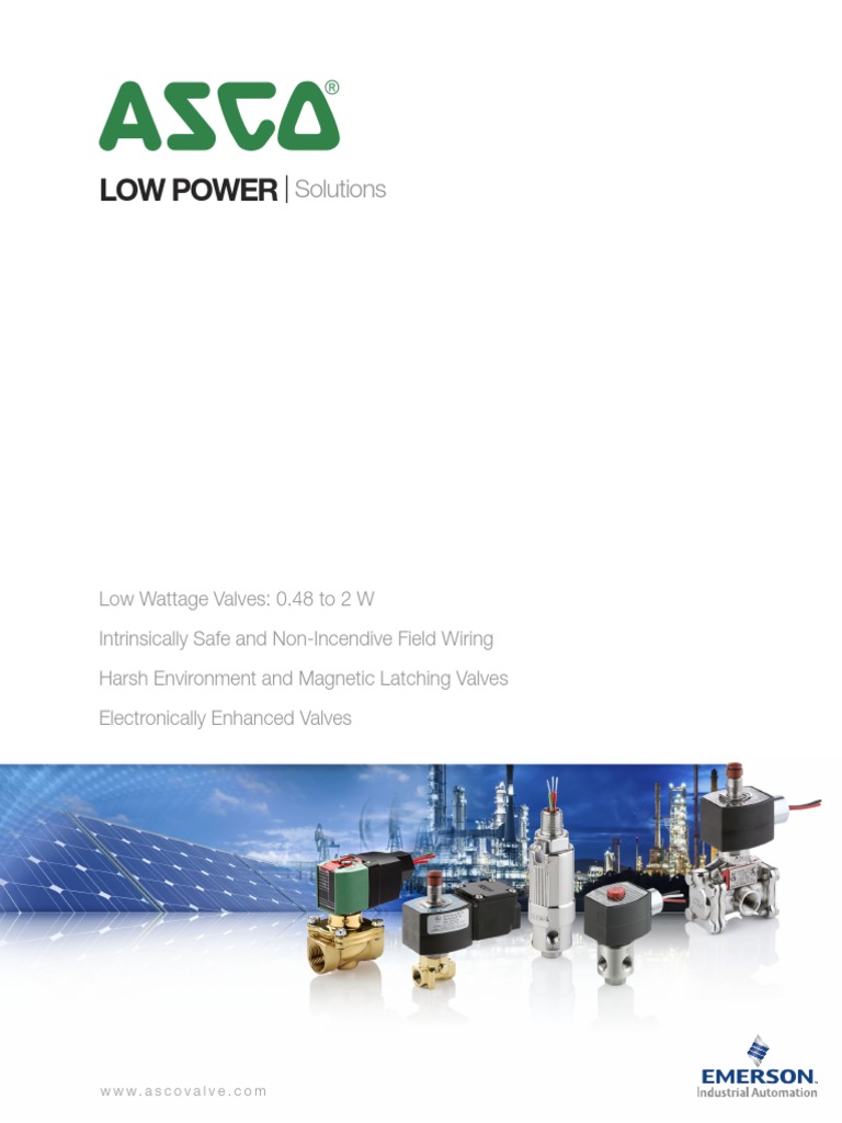 Low Power Solenoid Valves: ASCO's Solutions for Energy Efficient Valve ...