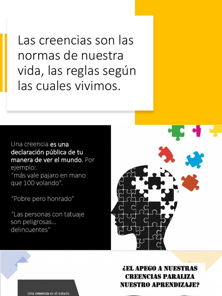 Creencias Ejemplos y Aclaraciones | PDF | Mente | Memoria